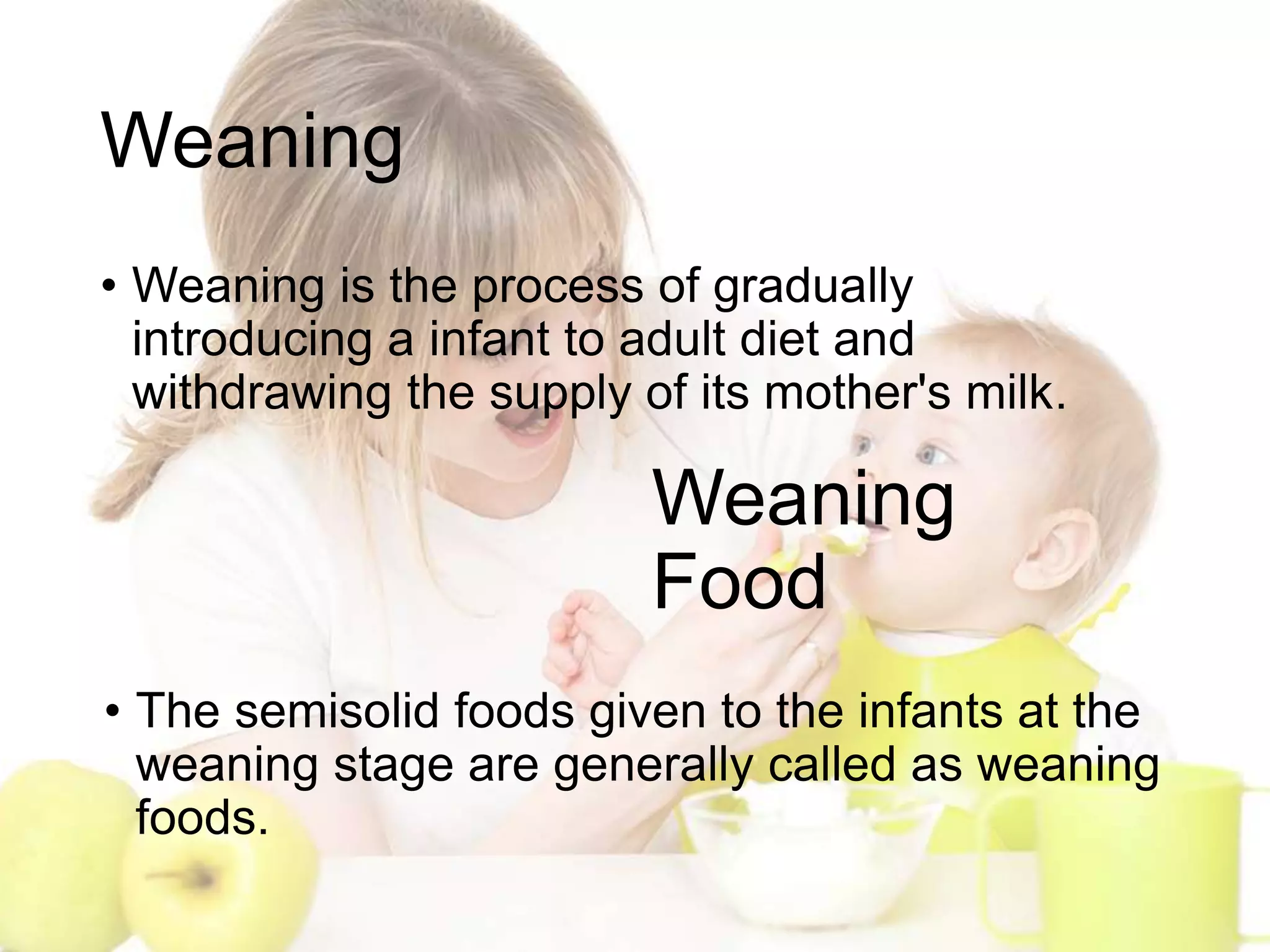 Nutritional requirement for infant | PPSX