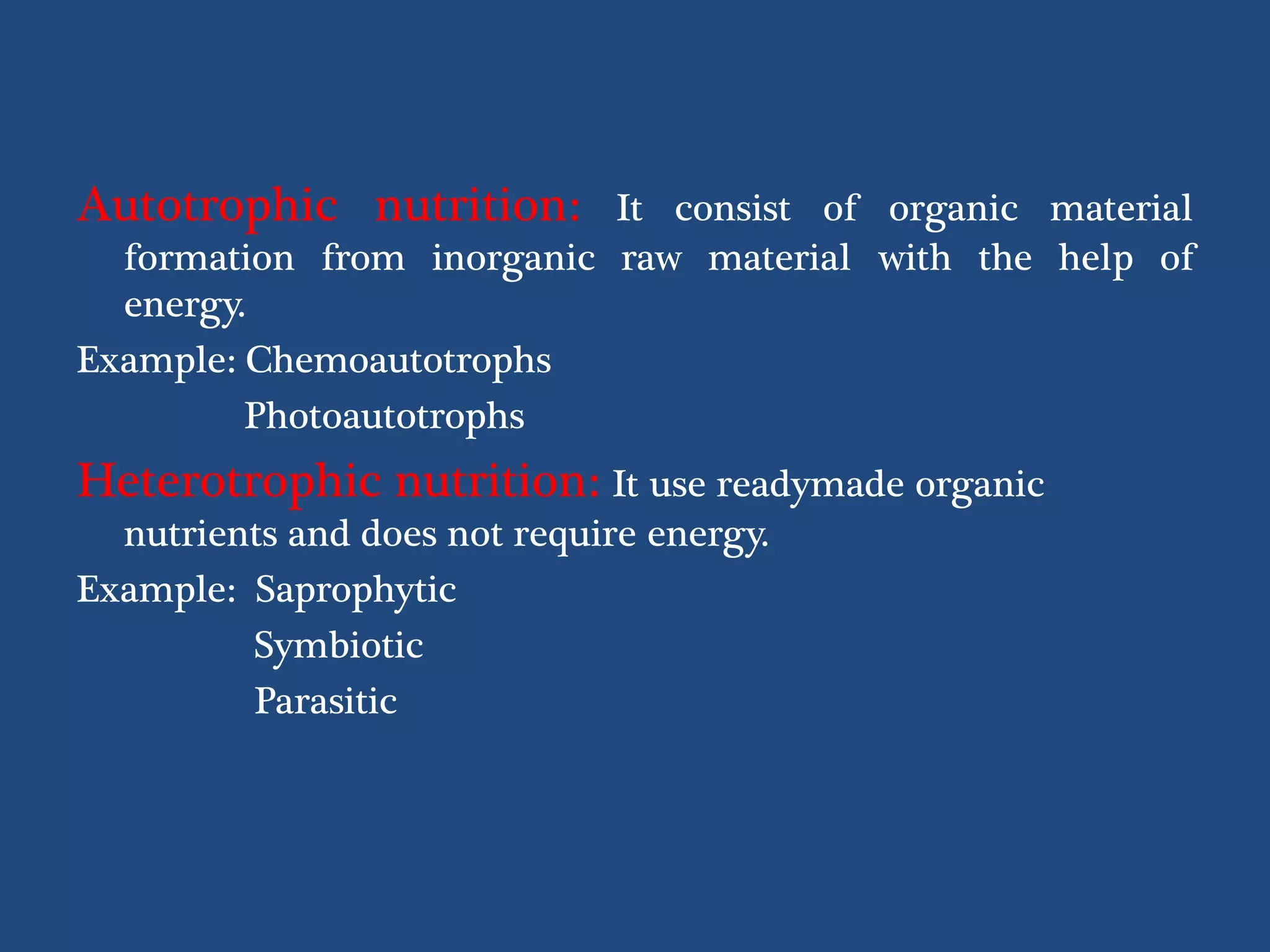 Nutritional requirement of microbes | PPTX