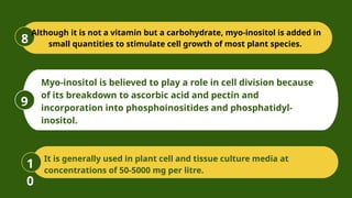 Media Composition and Nutritional requirement of Plant tissue culture.pptx