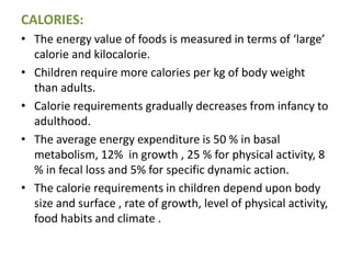 Nutritional requirement ppt | PPTX