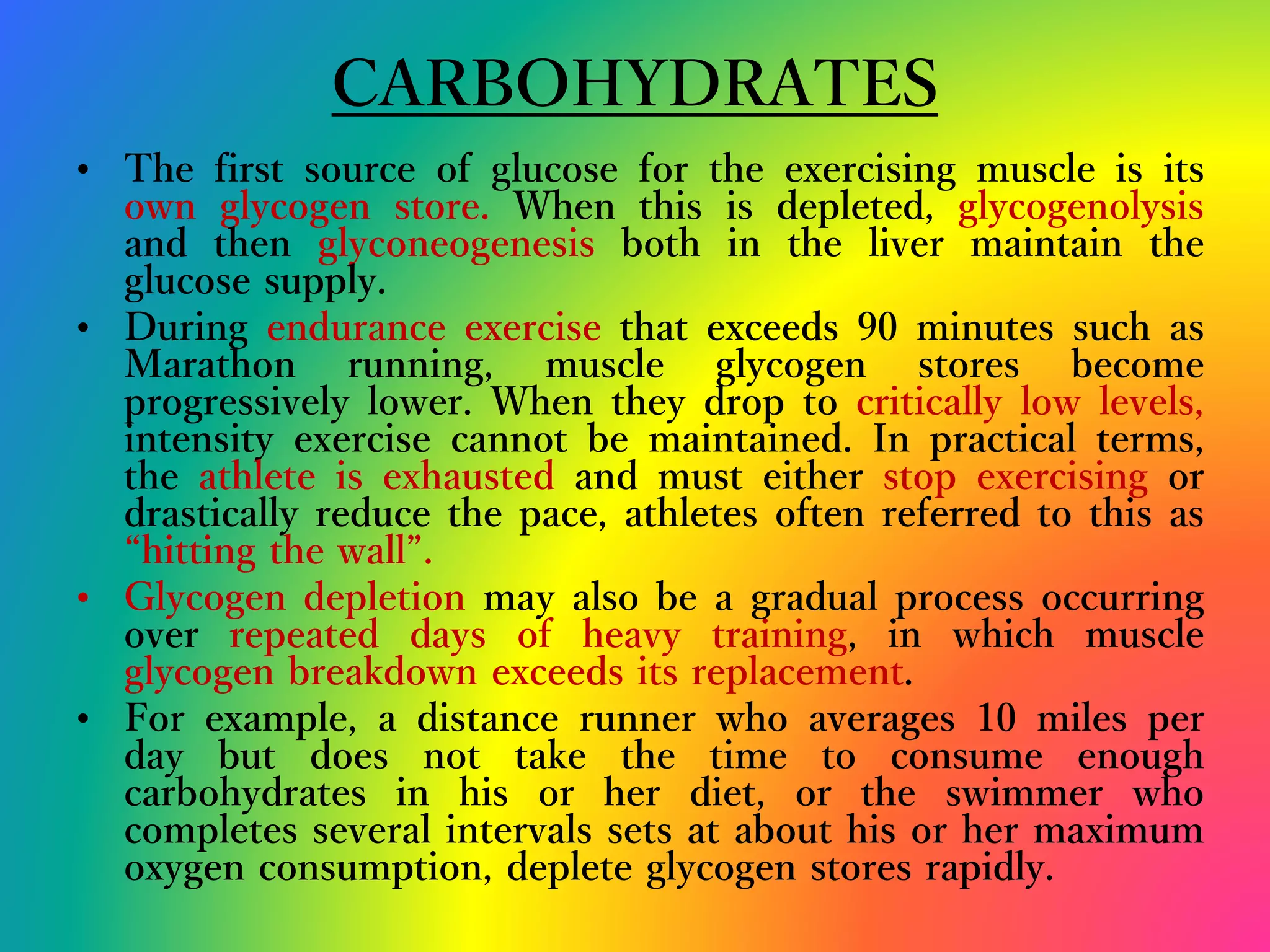 Nutritional requirements of exercise (Macronutrients) | PPTX