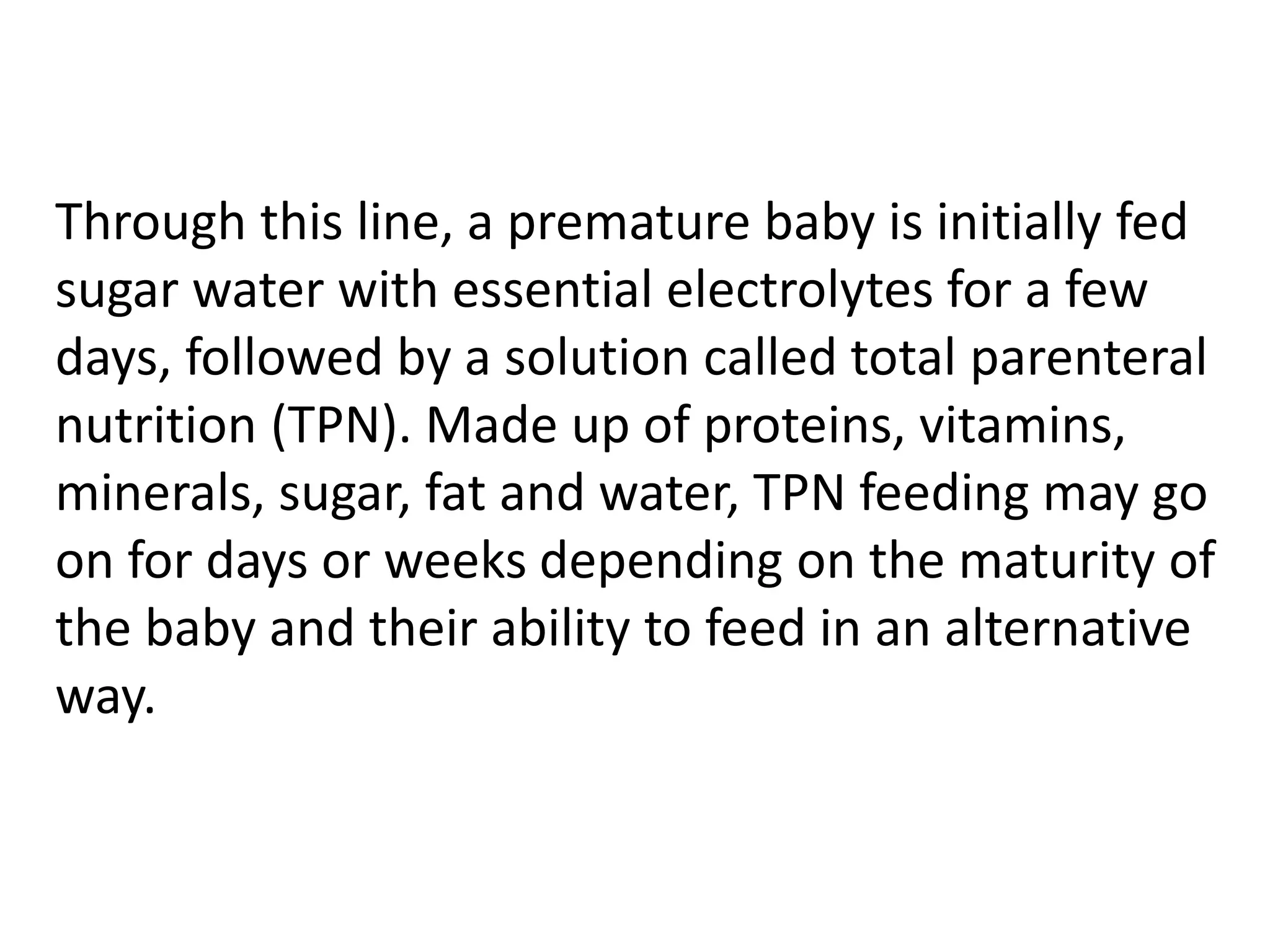 Nutritional requirements of premature INFANT | PPTX