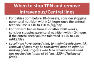 Nutritional requirements of premature INFANT | PPTX