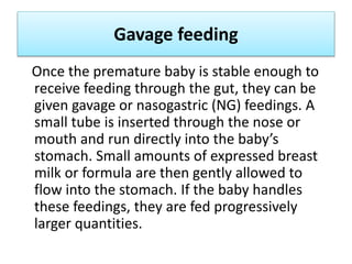 Nutritional requirements of premature INFANT | PPTX