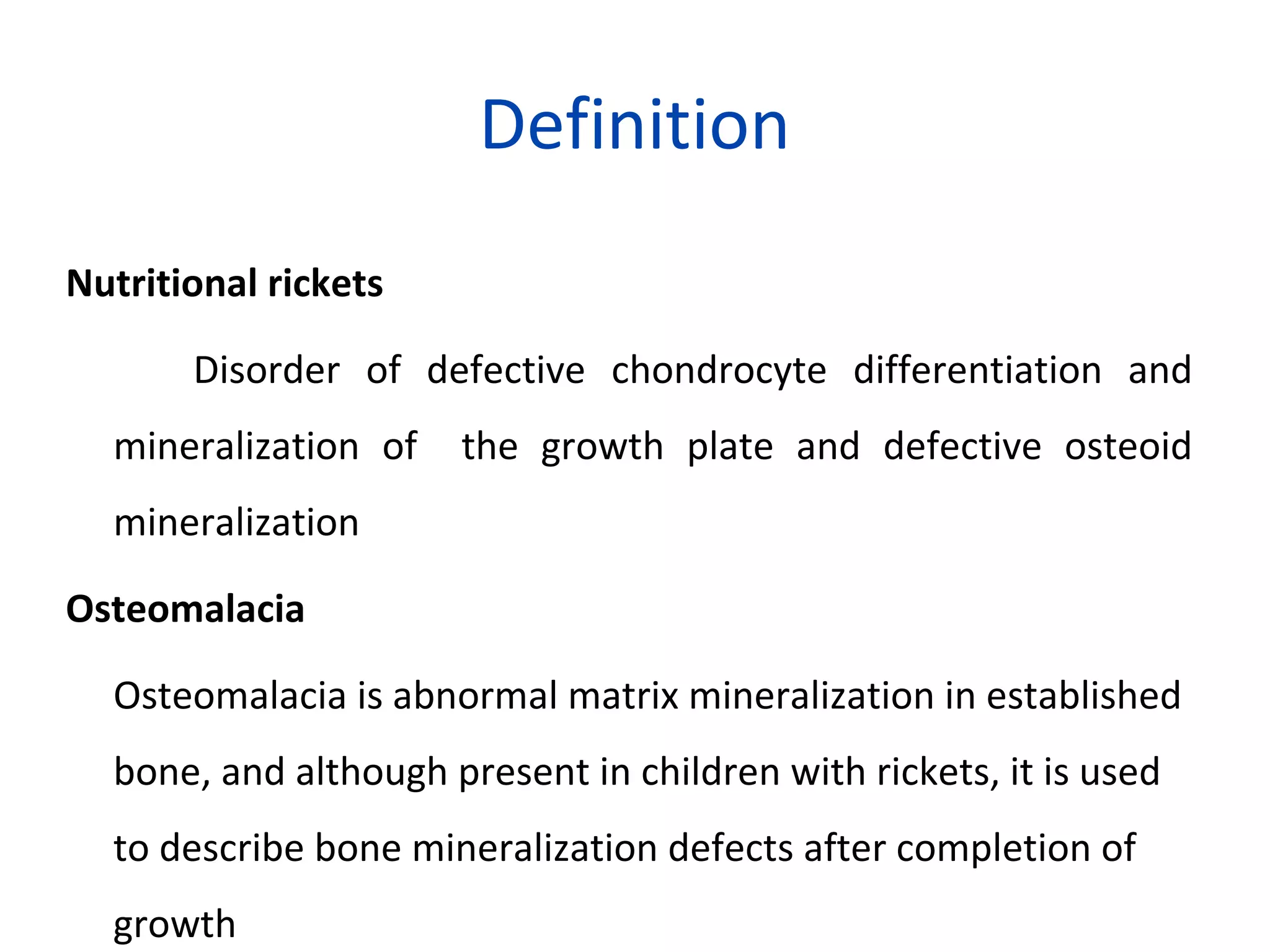 Nutritional rickets | PPT