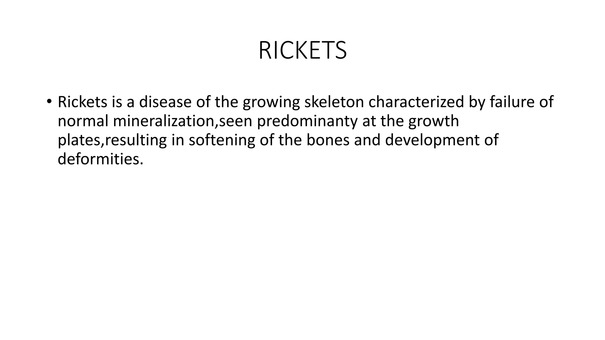 Nutritional rickets | PPTX