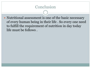 Nutritional Screening and Nutritional Assessment NABH base hospital.pptx