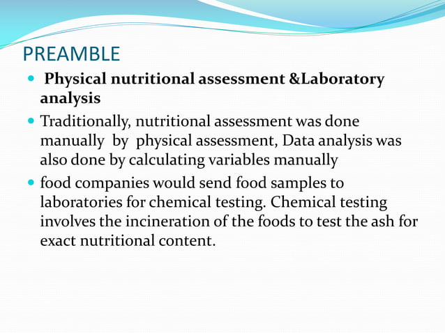 Nutritional software | PPTX | Computer Software and Applications ...