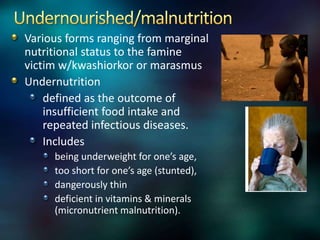 Nutritional status types | PPTX