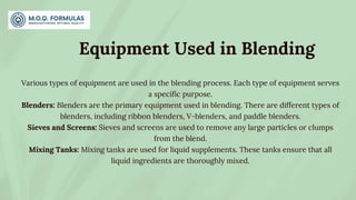 Nutritional Supplement Blending Services | PPTX