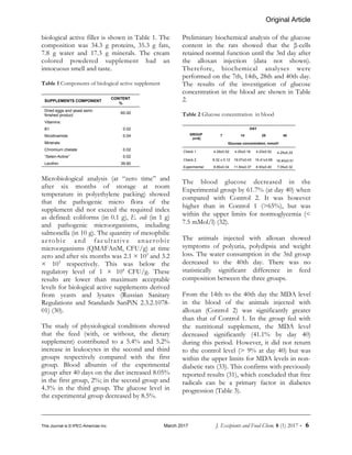 Supplement to control diabetes | PDF