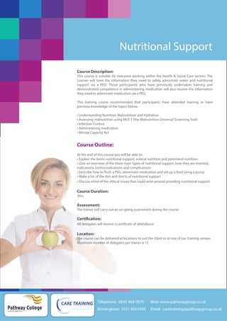 Nutritional Support Training Courses | PDF