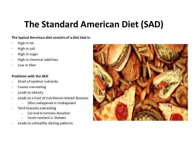 American Diet Sad