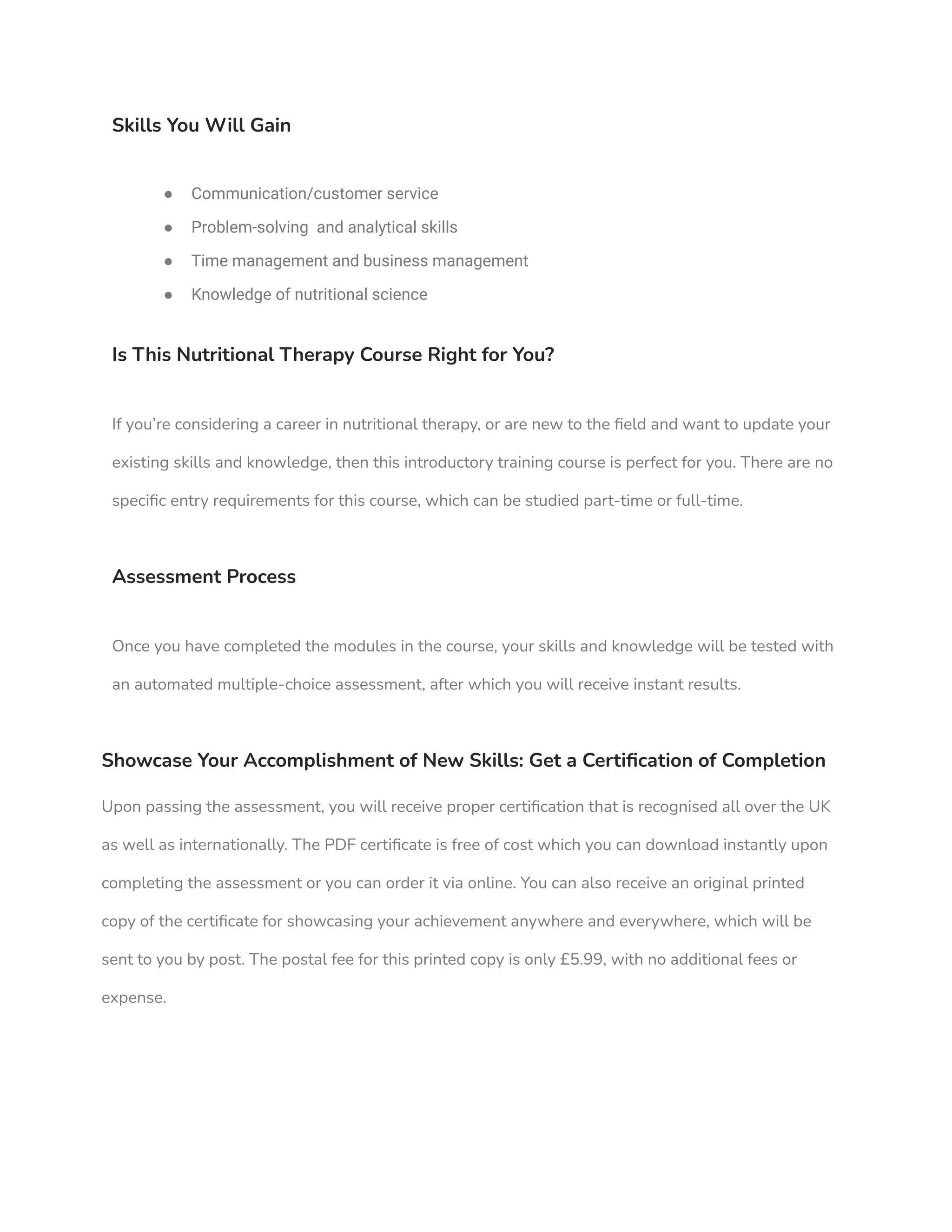 Nutritional therapy | PDF