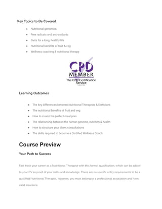 Nutritional therapy | PDF