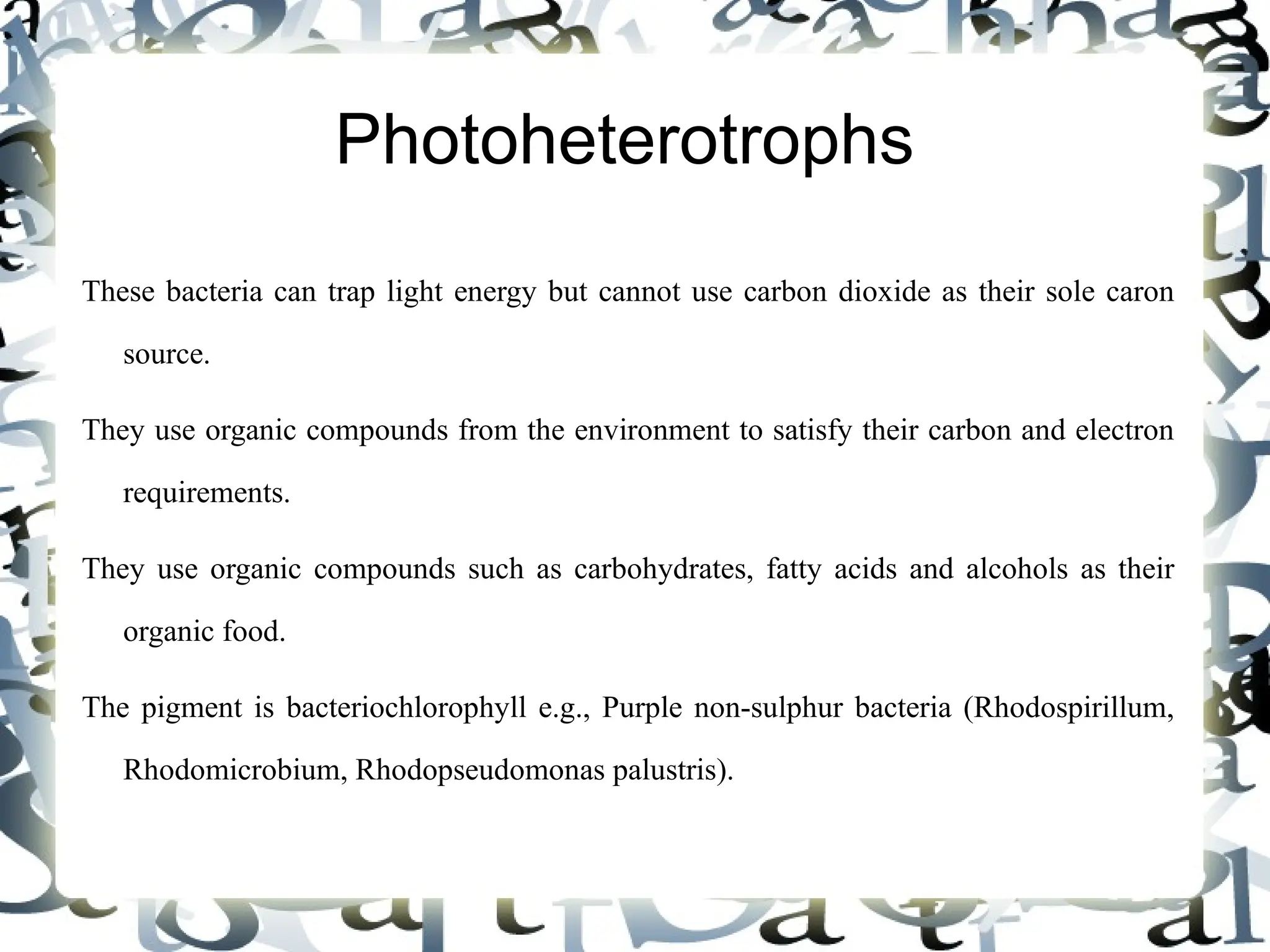 Microbial Nutritional types with examples | PPTX