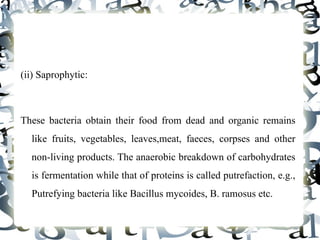 Microbial Nutritional types with examples | PPTX