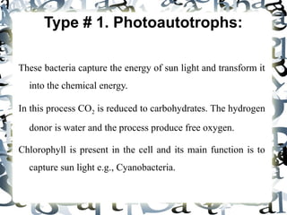 Microbial Nutritional types with examples | PPTX