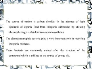 Types of Microbial Nutrition with examples | PPTX