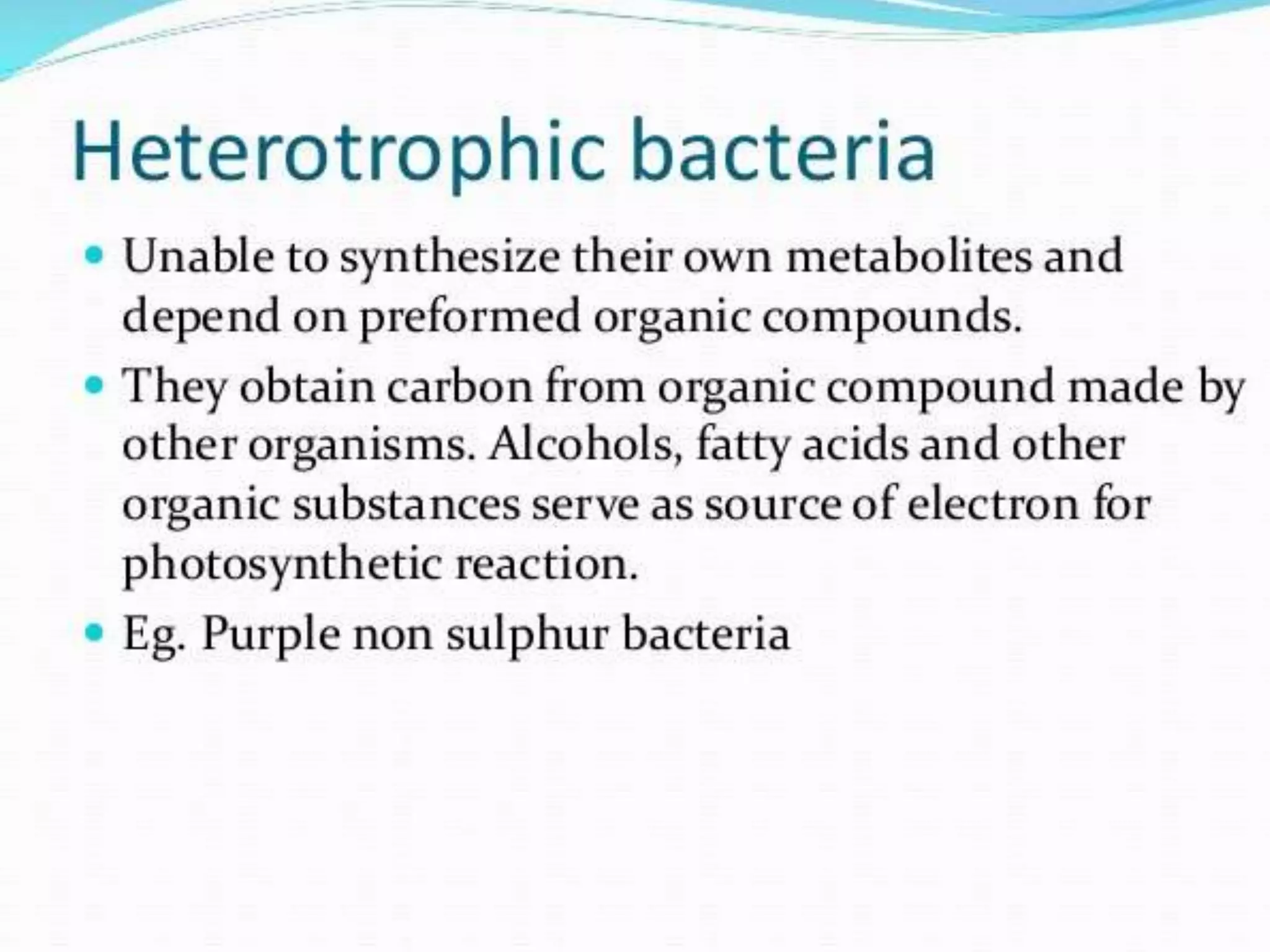 Nutritional types of bacteria | PPTX