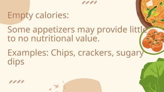 Nutritional Value of Appetizers PPT .pptx