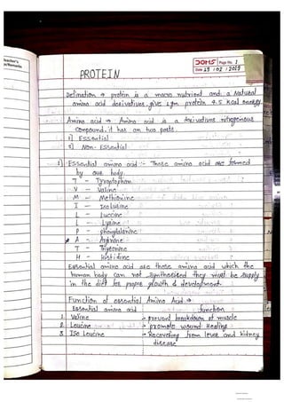Nutrition and Biochemistry Notes.pdf.... | PDF