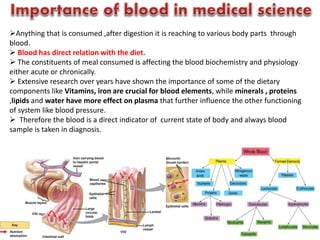 Nutrition and blood | PPTX