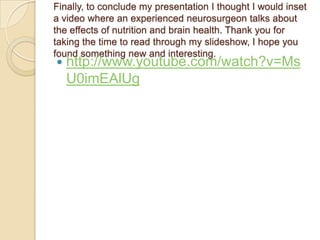 Nutrition and brain_function | PPTX