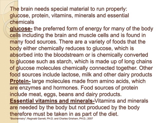 Nutrition and brain_function | PPTX | Brain and Nervous System ...