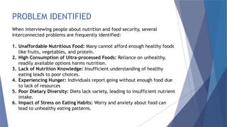 NUTRITION AND FOOD SECURITY NUTRITION AND FOOD | PPTX
