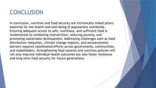 NUTRITION AND FOOD SECURITY NUTRITION AND FOOD | PPTX