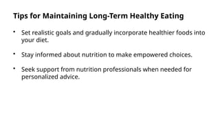 Nutrition And Health Eating Habits.ppt