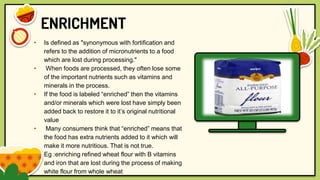 Nutritional implications of food processing-causes for loss of ...