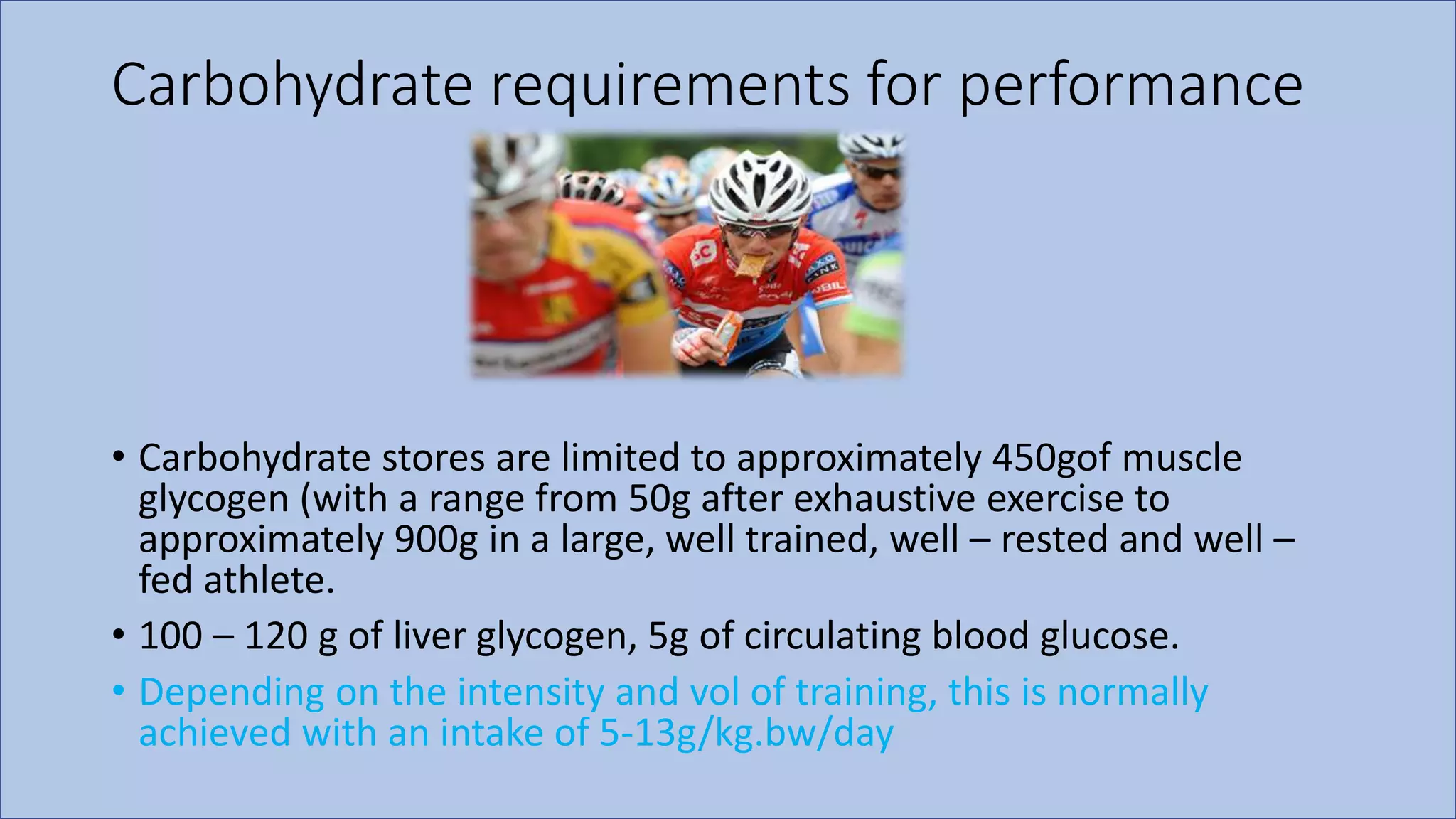 Nutrition and performance | PPTX