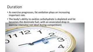 Nutrition and performance | PPTX