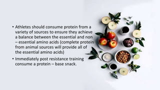 Nutrition and performance | PPTX