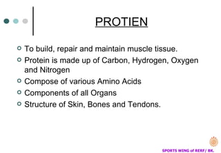 Nutrition and sports | PPT