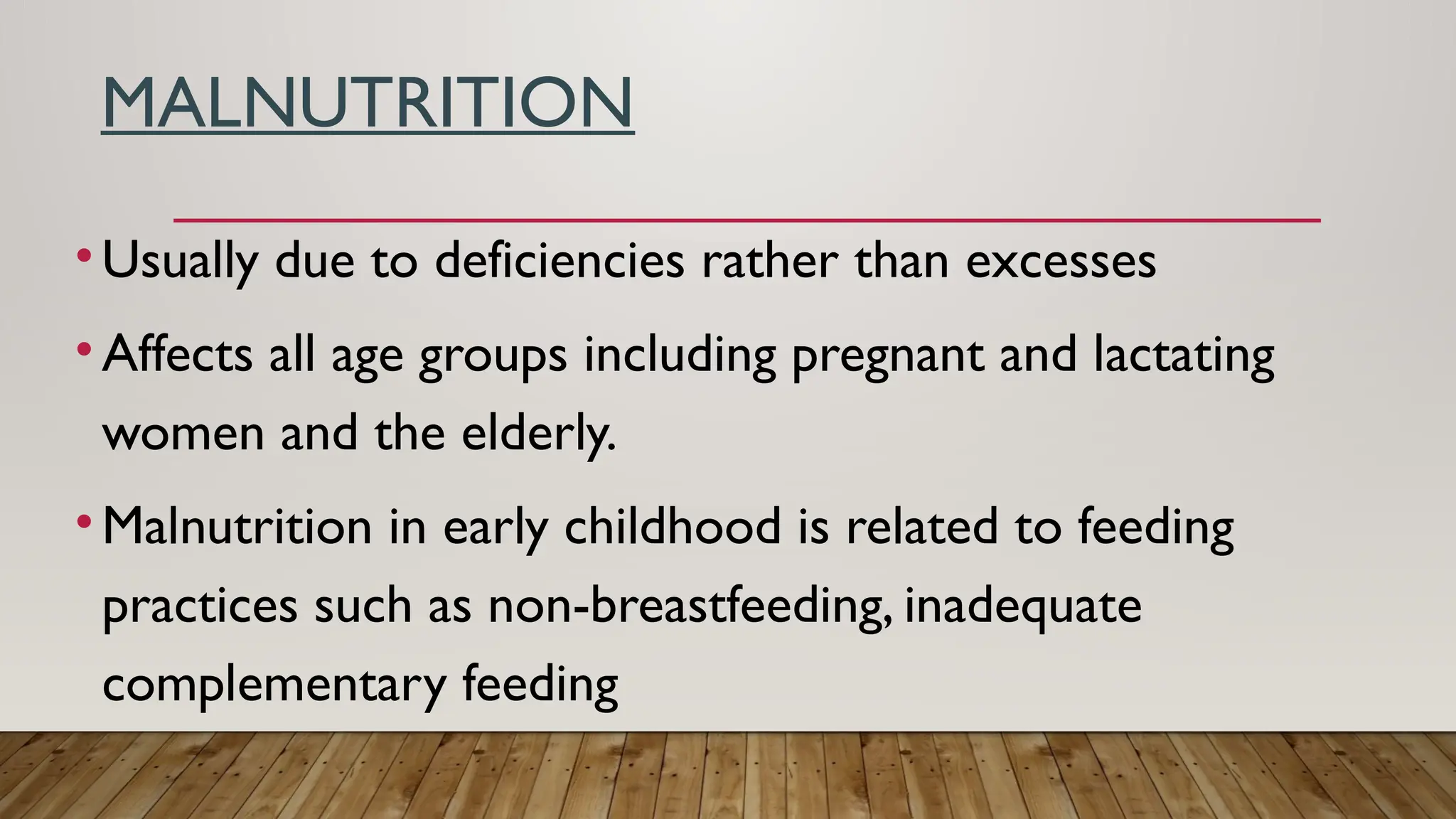 Nutrition at different life stages Early Childhood Care and Development ...