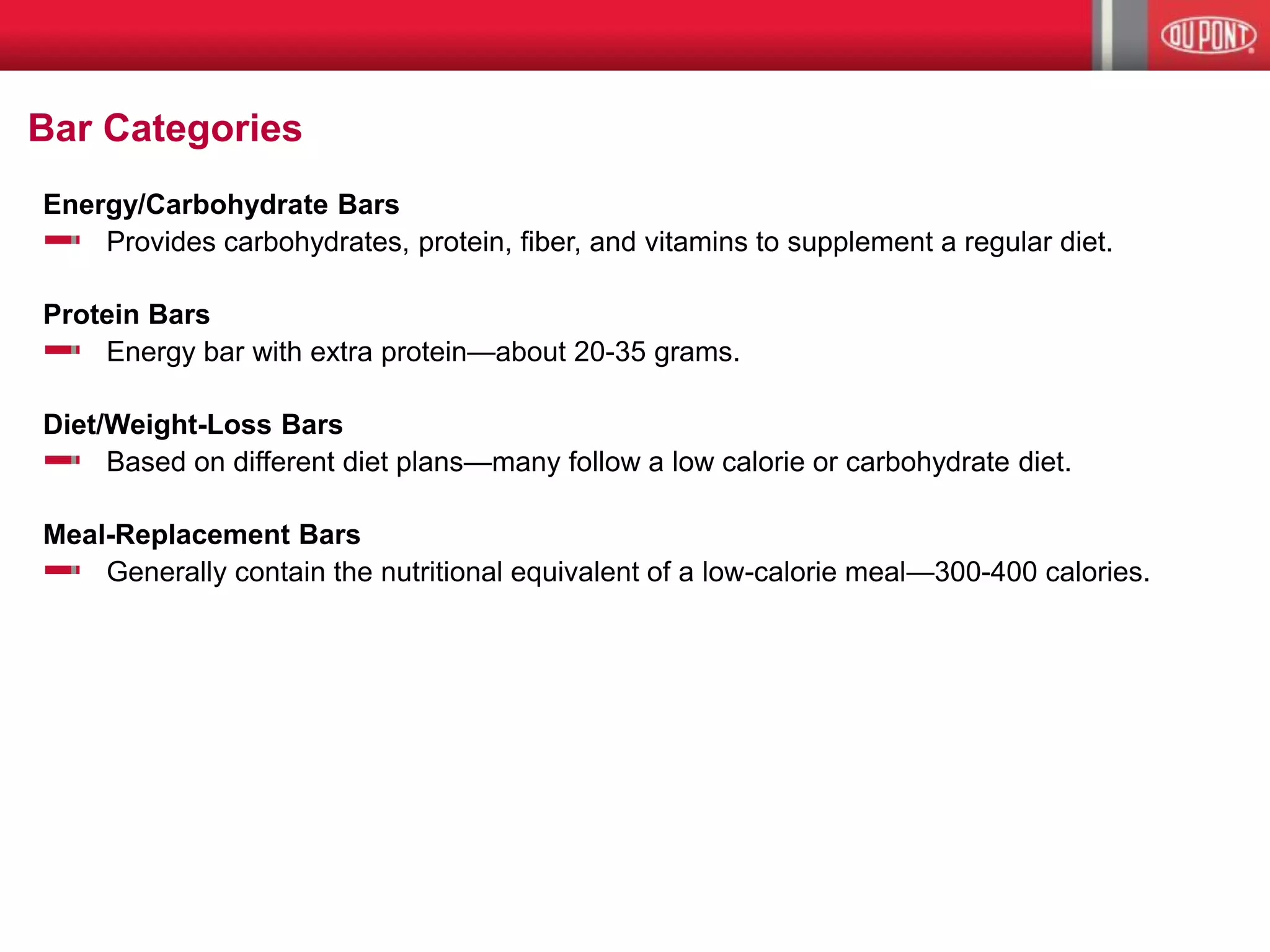 Nutrition Bars - Market Overview, Growth Drivers and New Product Ideas ...