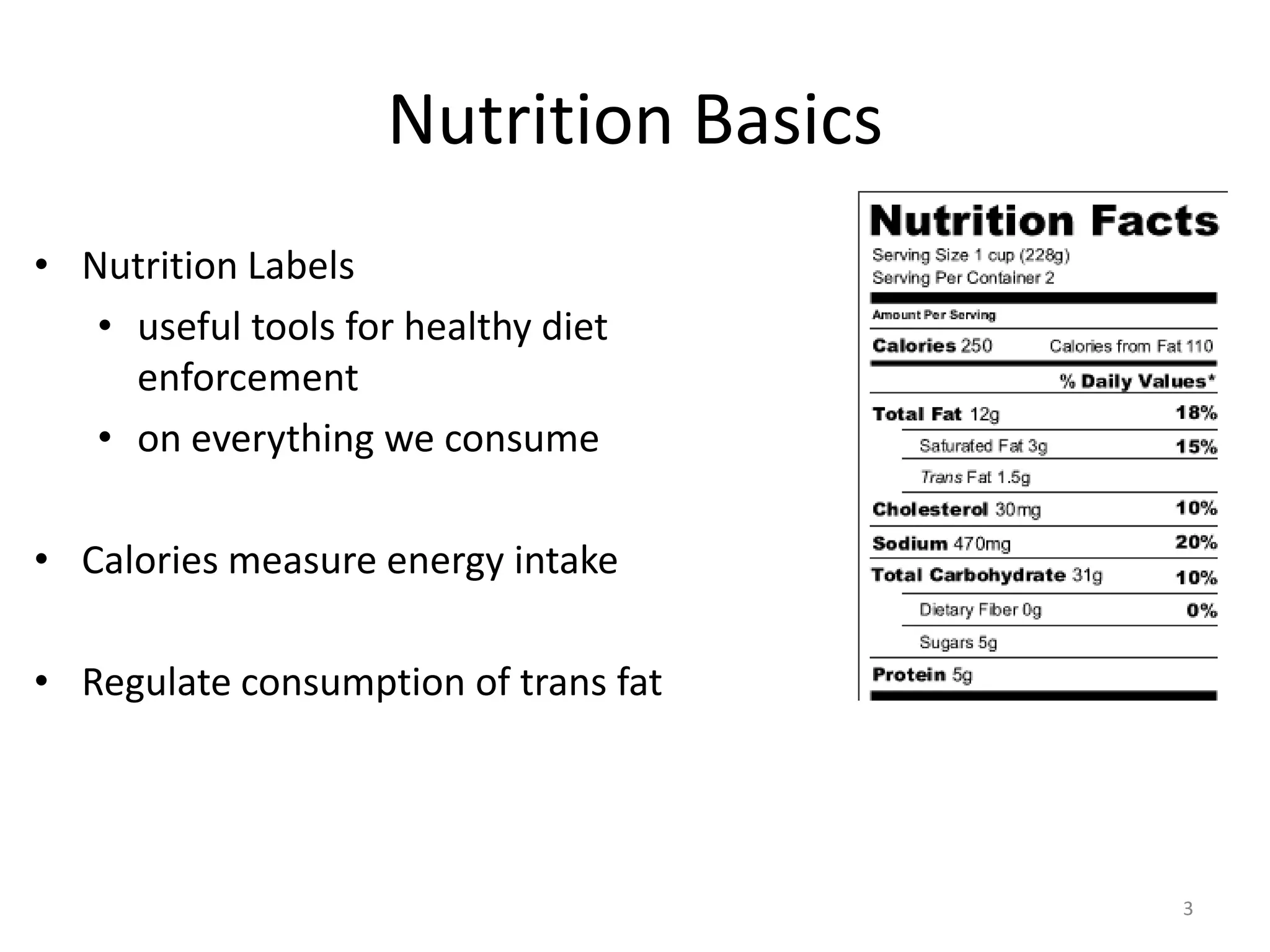 Nutrition Basics | PPT