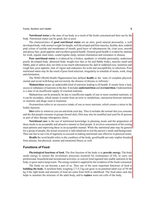 Nutrition Food | PDF