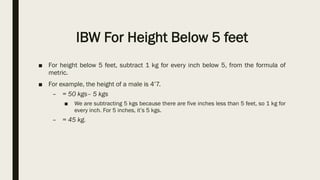 Nutrition calculations | PPT