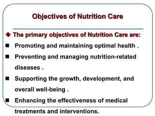 Nutrition Care.pptx | Nutrition | Healthy Living
