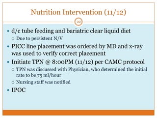Nutrition case study | PPTX
