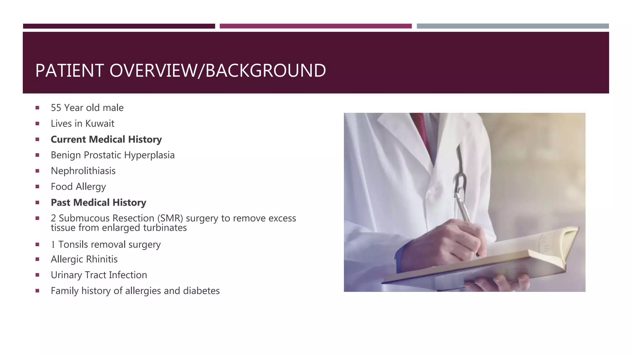 Nutrition case study- BPH | PPTX