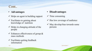 Nutrition communication | PPTX