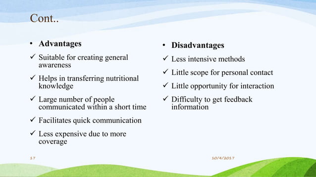Nutrition communication | PPTX