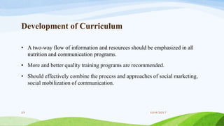 Nutrition communication | PPTX