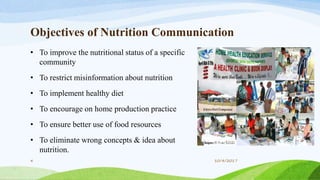 Nutrition communication | PPTX