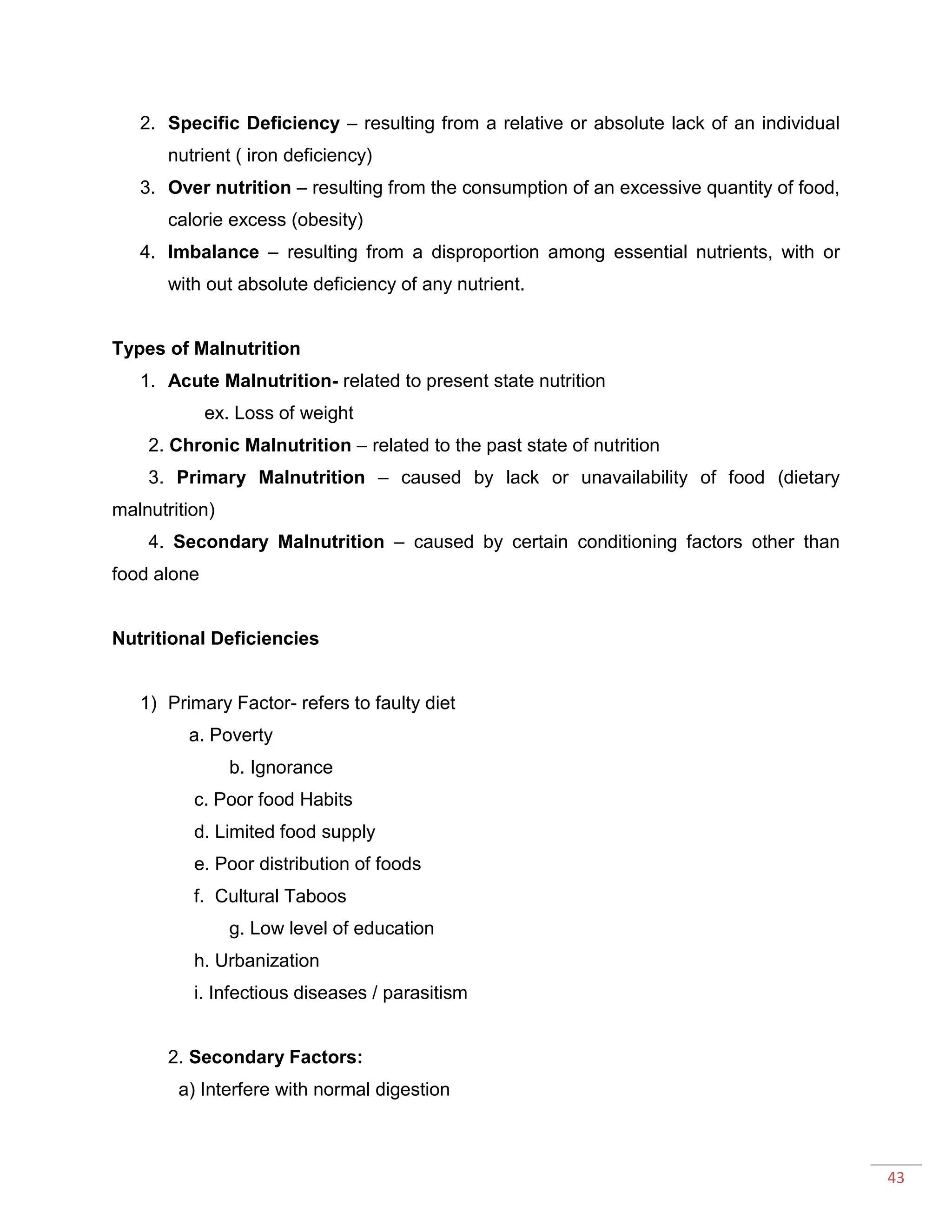 Nutrition and Diet Theraphy | PDF